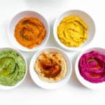 Traditional Hummus 5 Ways - Baked Ambrosia
