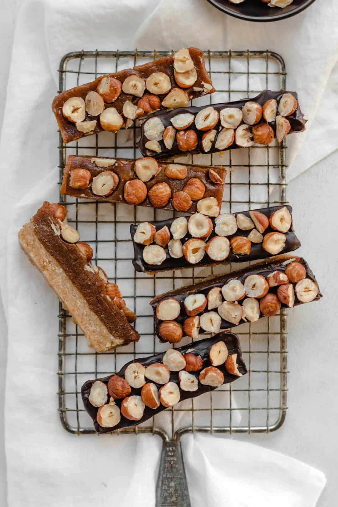 No-Bake Dark Chocolate Nut Bars - Baked Ambrosia