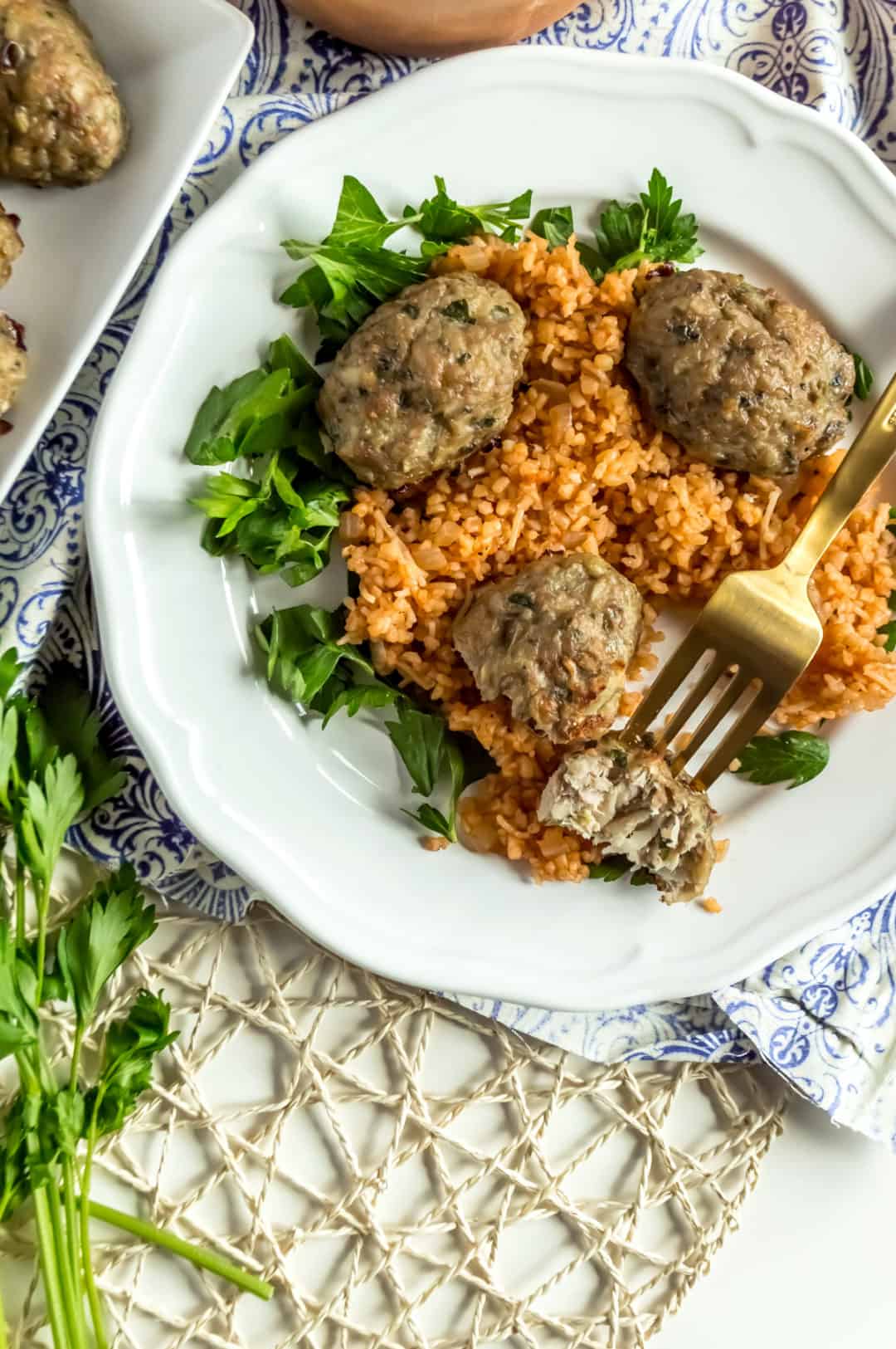 Healthier Cypriot Keftedes (Meatballs) with Bulgur - Baked Ambrosia