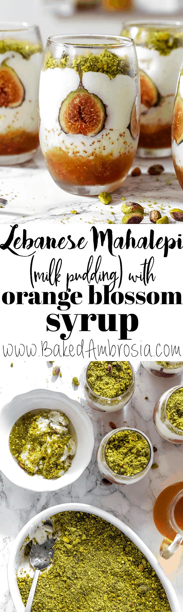 Lebanese Mahalepi (milk pudding) - Baked Ambrosia