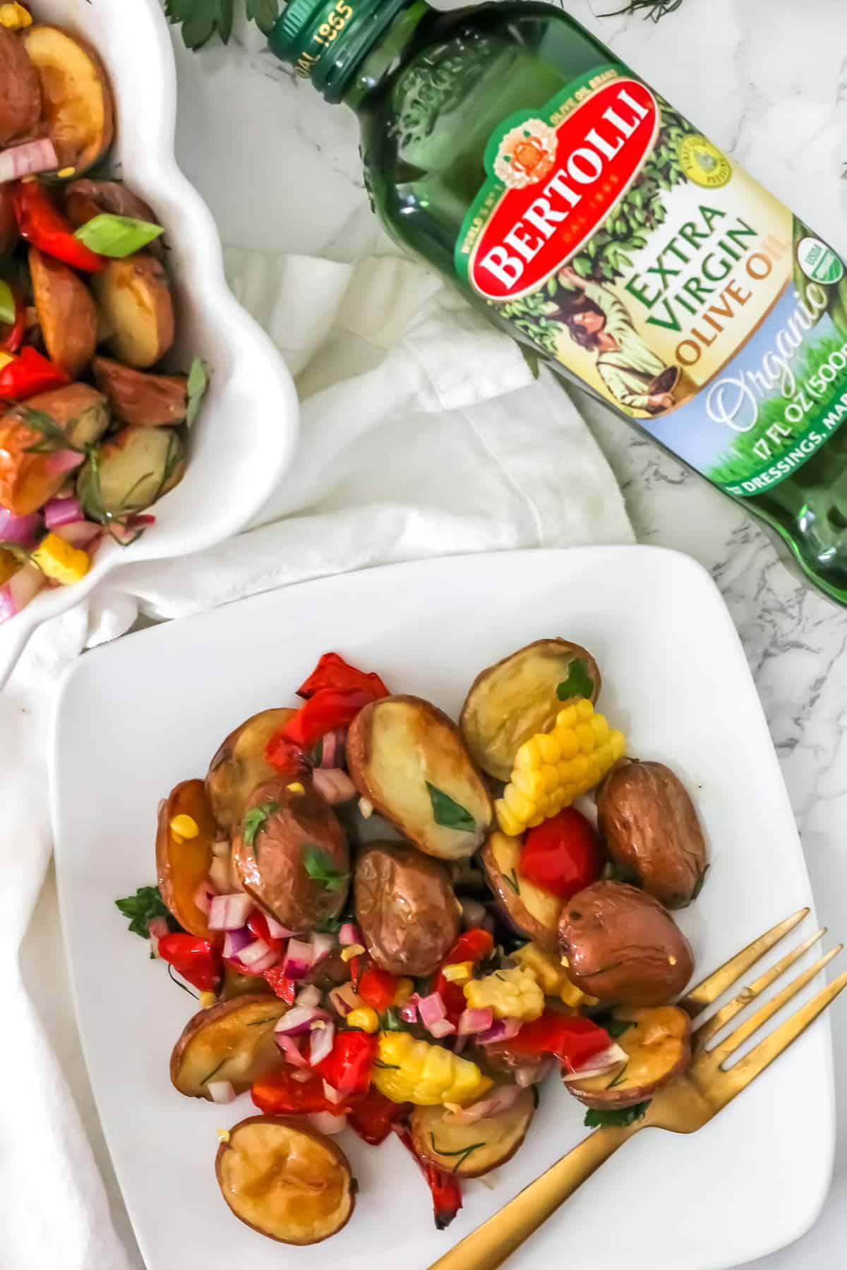 Roasted Corn and Potato Salad - Baked Ambrosia