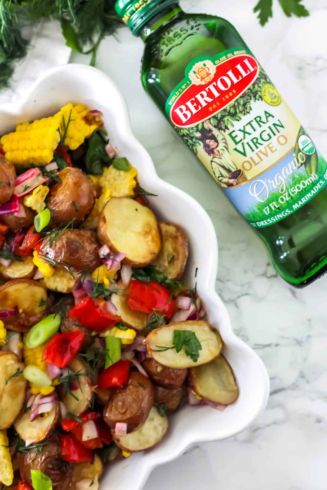 Roasted Corn and Potato Salad - Baked Ambrosia