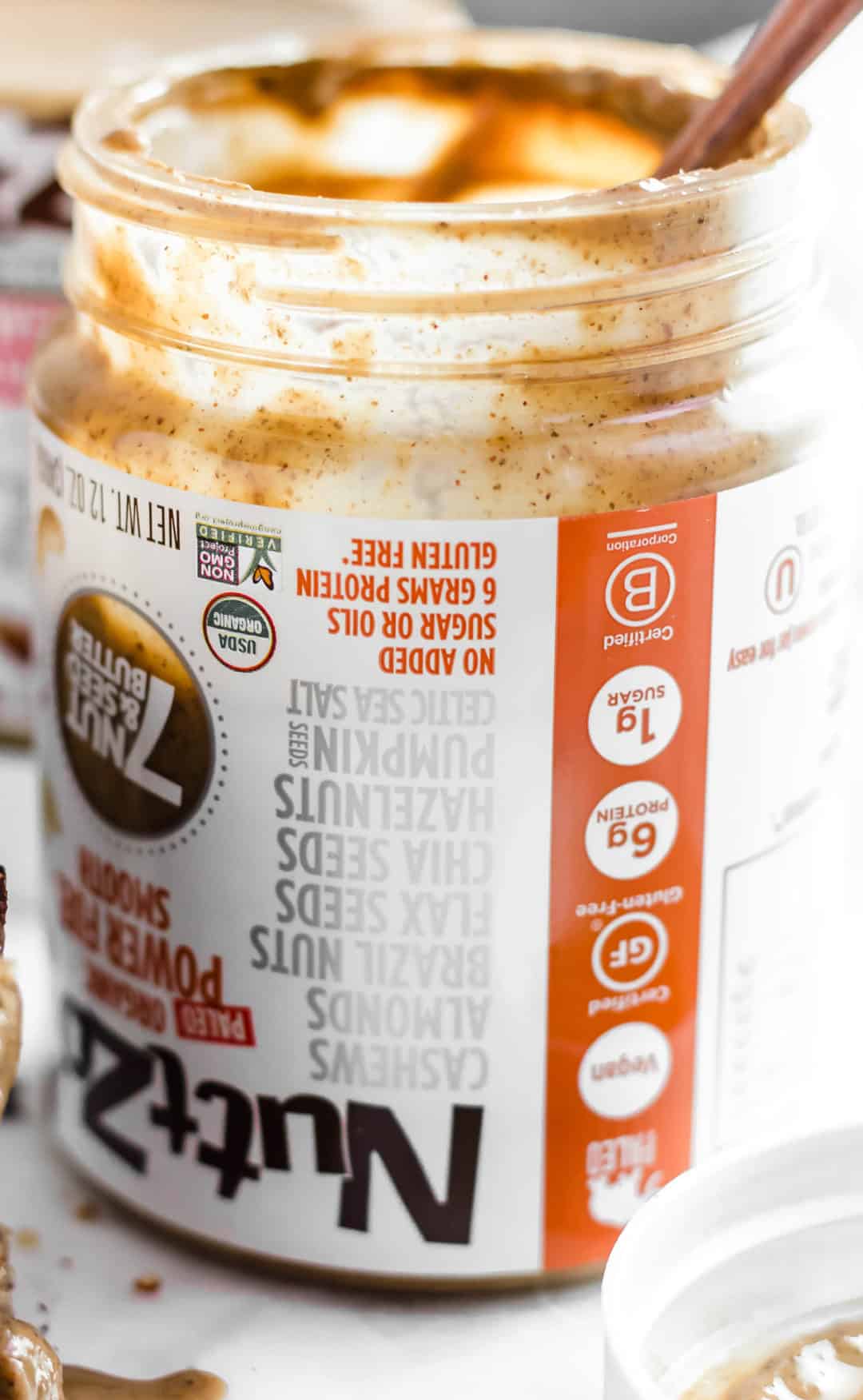 Chocolate Chunk Nut Butter Blondies - Baked Ambrosia