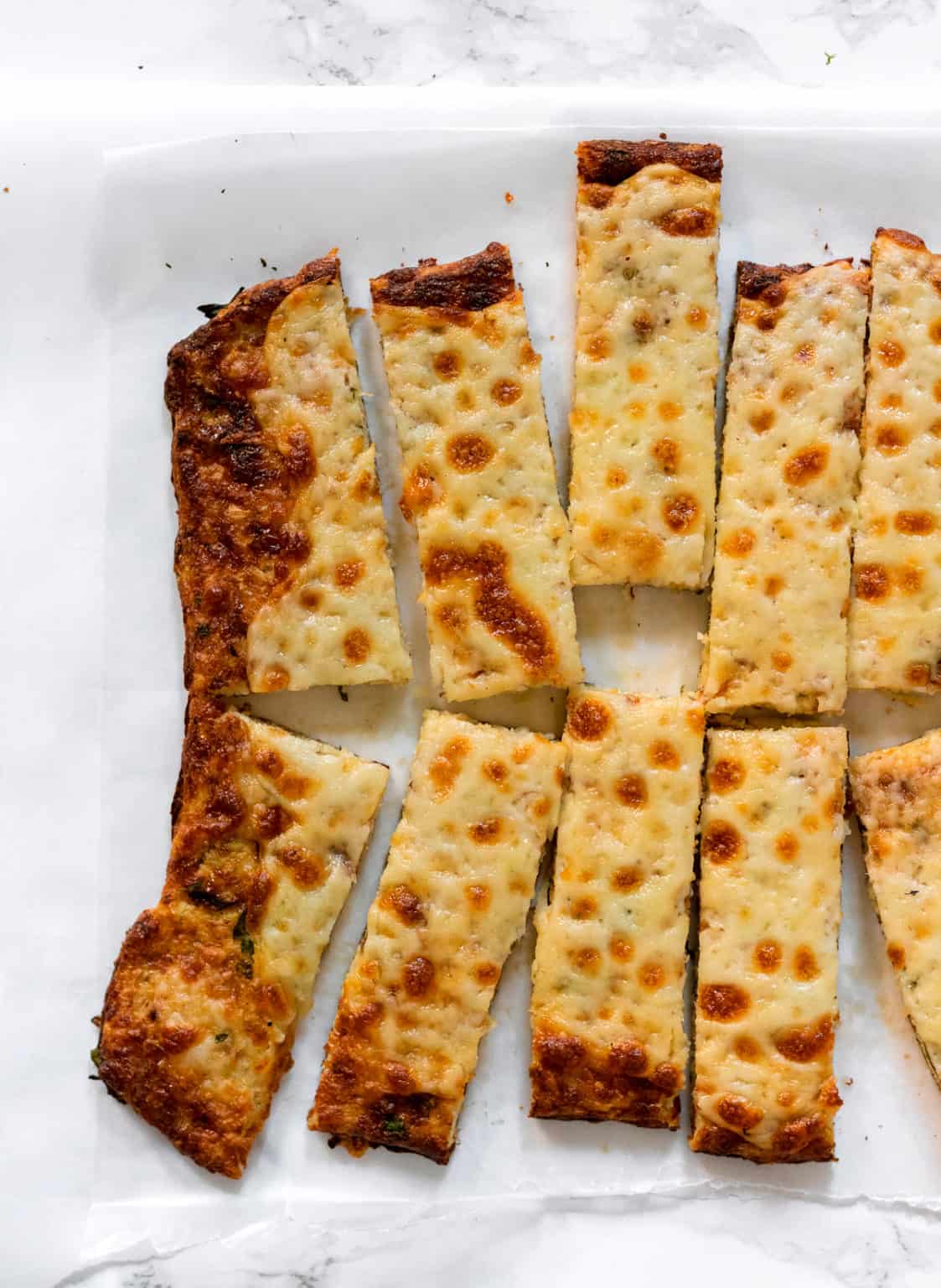 Cauliflower Breadsticks (low carb & gluten free) - Baked Ambrosia