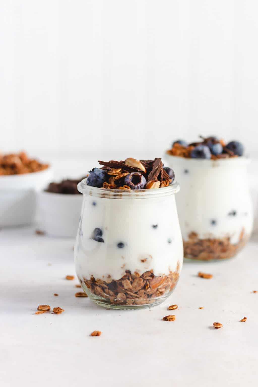 Almond Butter Vanilla Bean Granola with Cacao Nibs - Baked Ambrosia