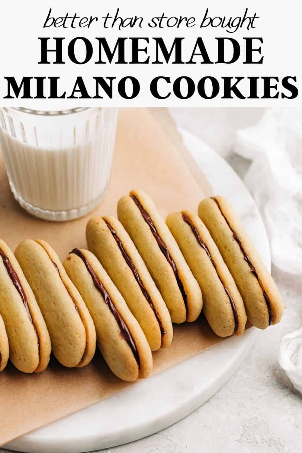 Homemade Milano Cookies - Baked Ambrosia