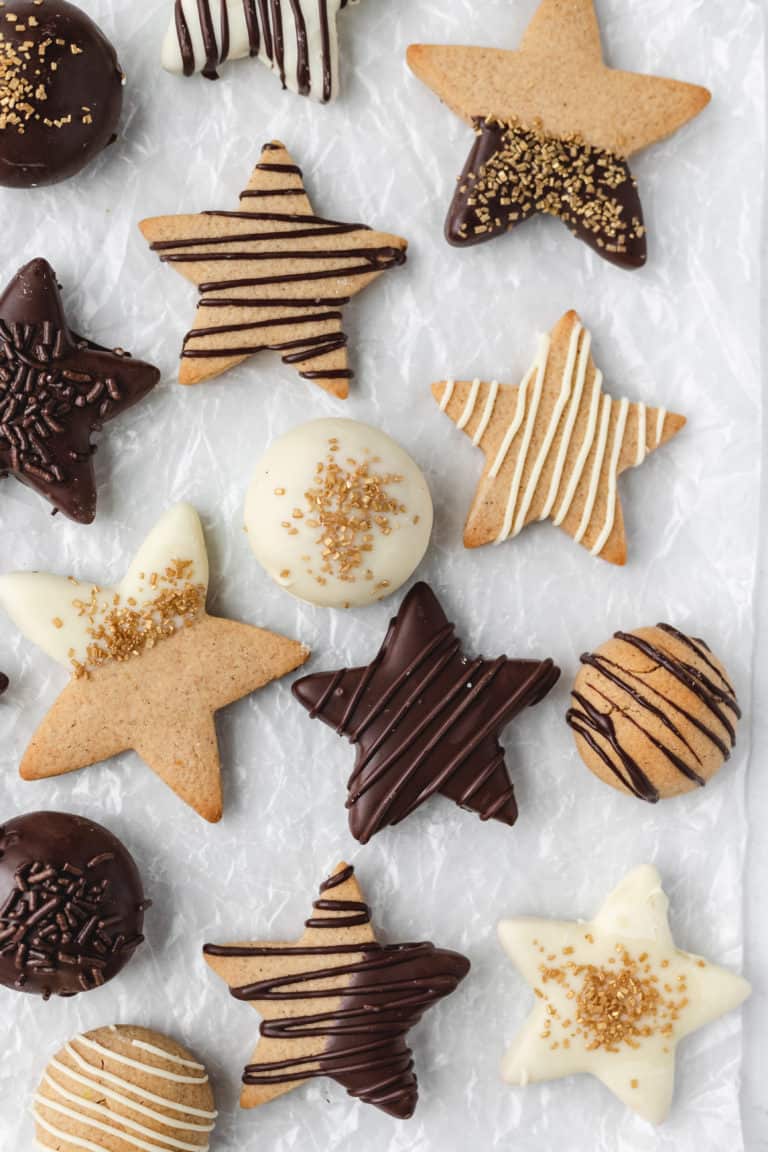 Chocolate Covered Gingerbread Cookies - Baked Ambrosia