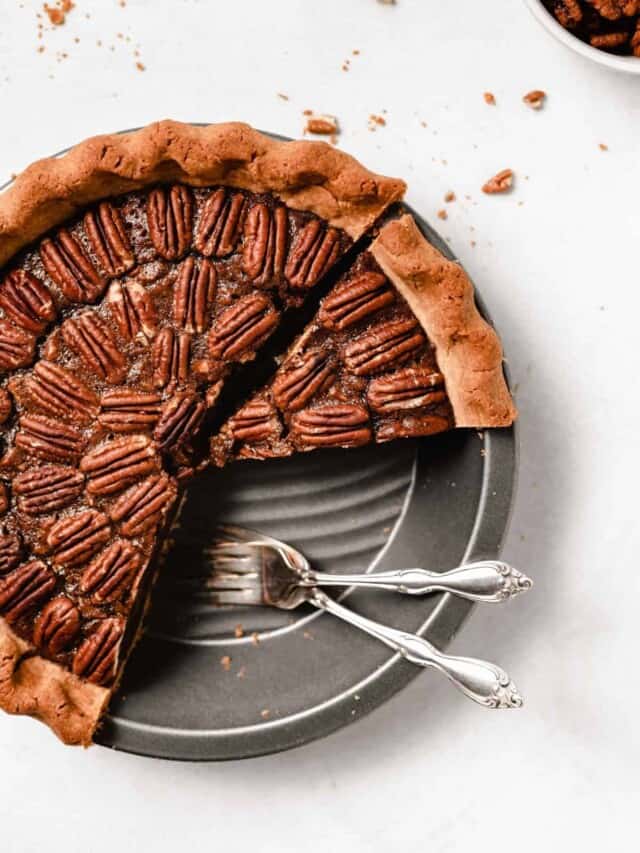 Easy Paleo Pecan Pie Recipe (Refined Sugar Free) - Baked Ambrosia
