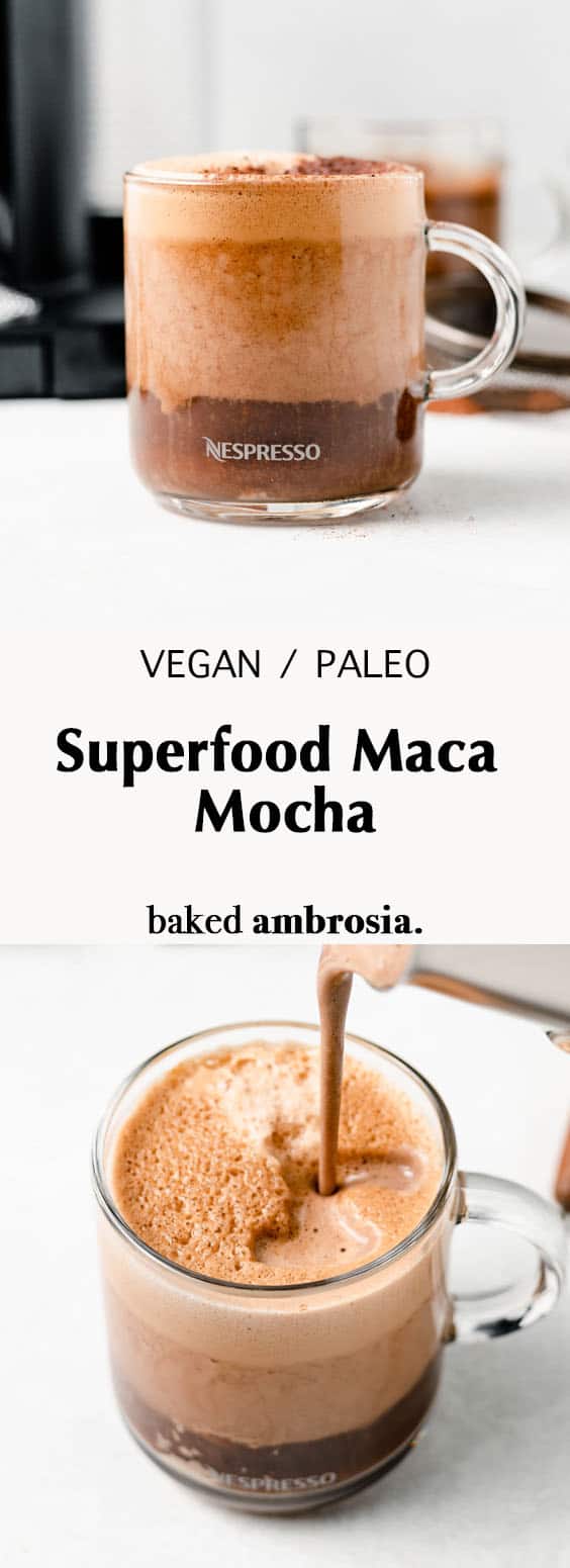 Healthy Superfood Mocha - Baked Ambrosia