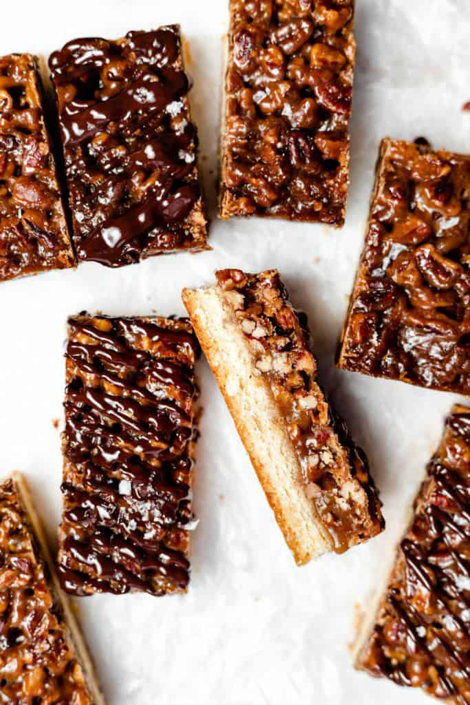 Pecan Shortbread Bars - Baked Ambrosia