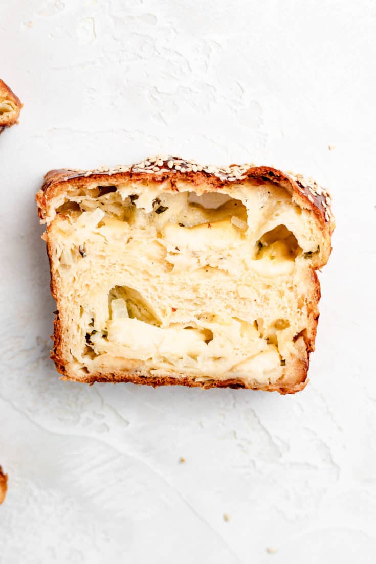 Halloumi and Mint Bread - Baked Ambrosia