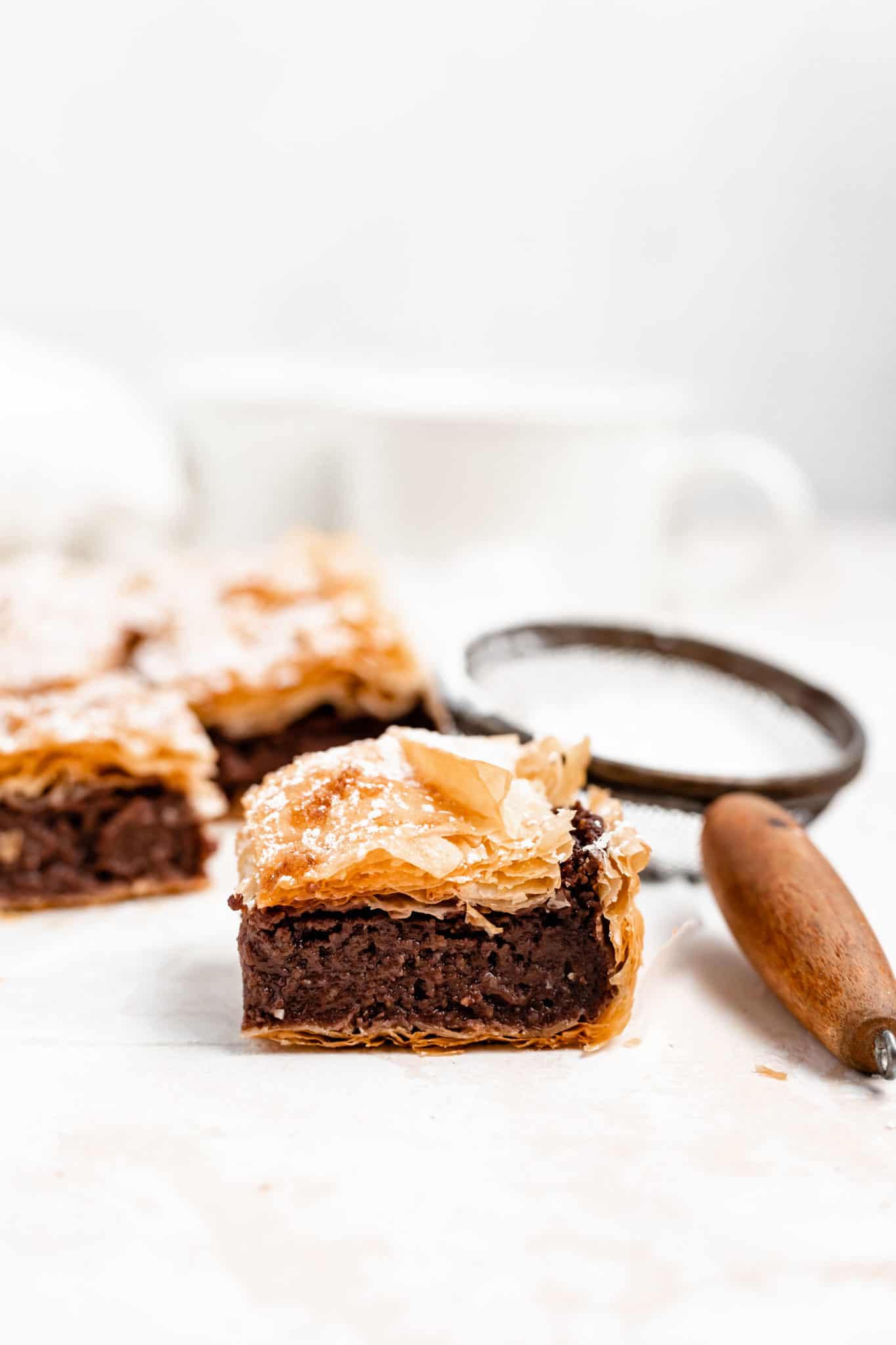 Nutella Bougatsa (Greek Custard-Filled Phyllo Pastry) - Baked Ambrosia