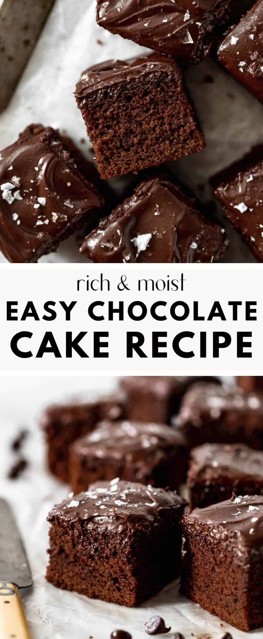 Easy Chocolate Cake Recipe - Baked Ambrosia