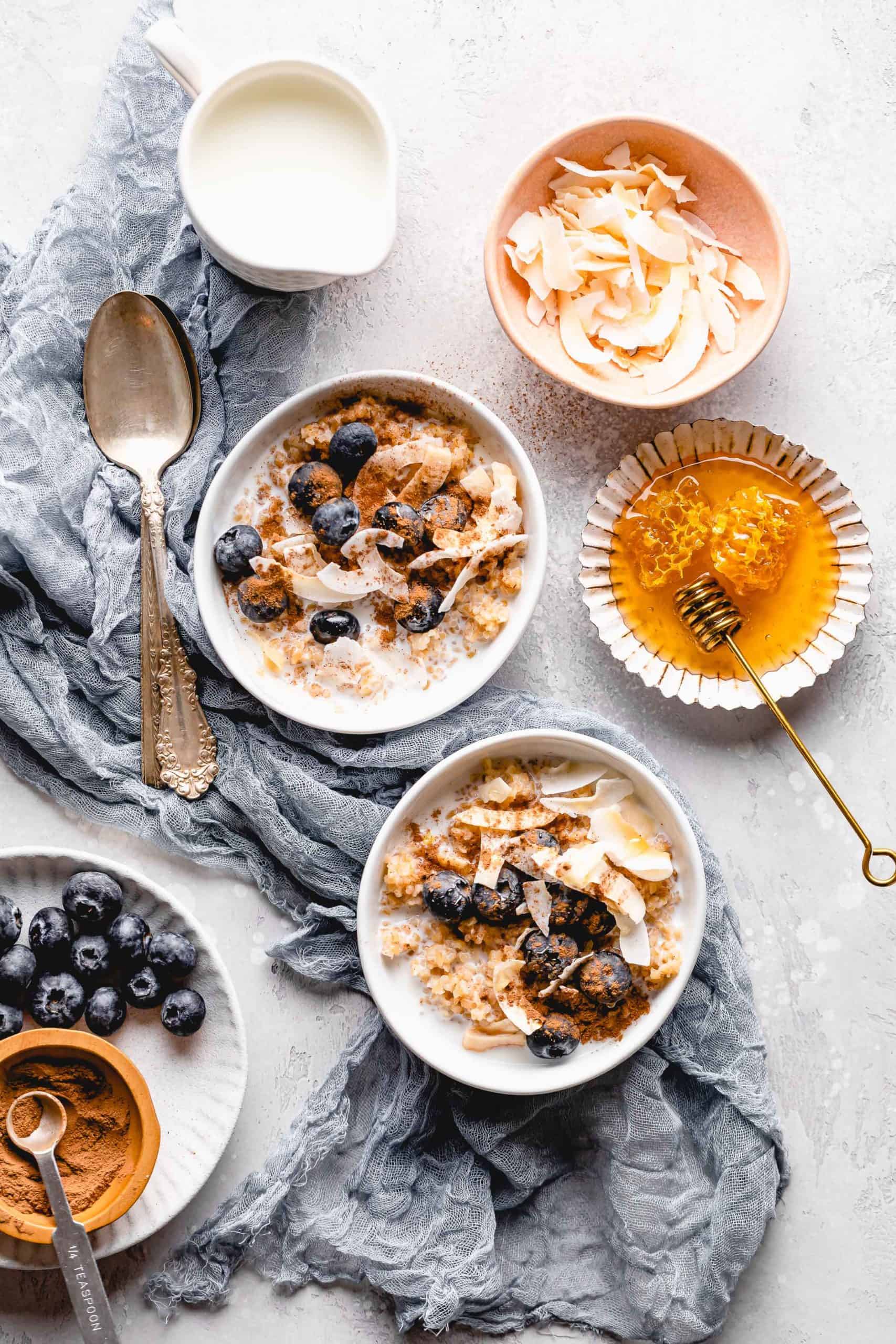 Bulgur Breakfast Bowl - Baked Ambrosia