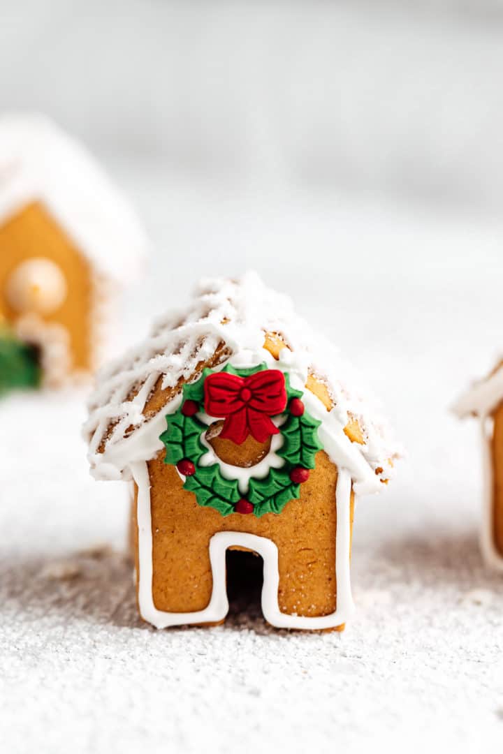 Mini Gingerbread Houses - Baked Ambrosia