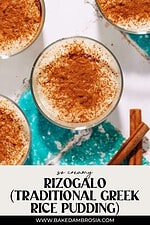 Rizogalo (Traditional Greek Rice Pudding Recipe)