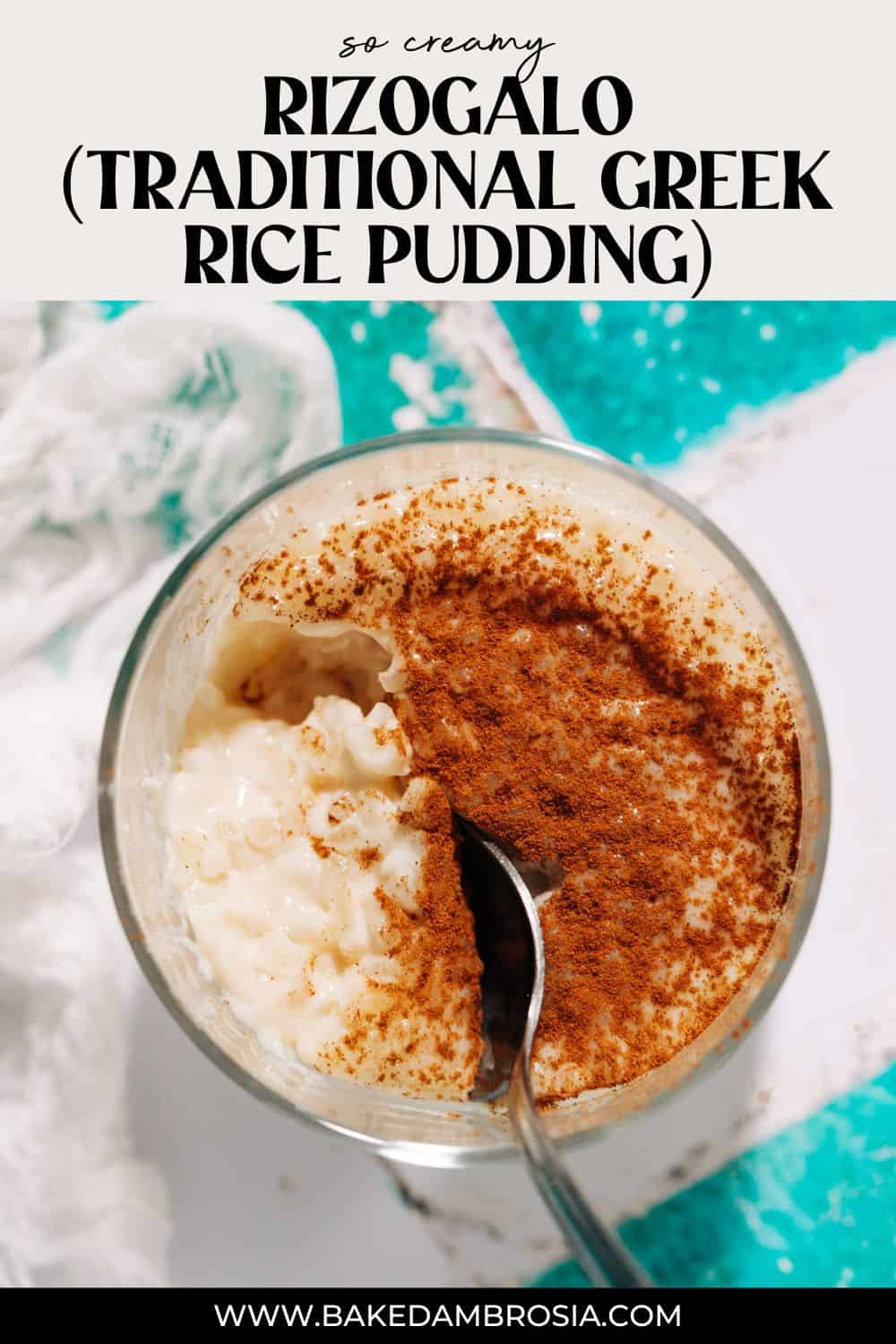 Rizogalo (Traditional Greek Rice Pudding Recipe)