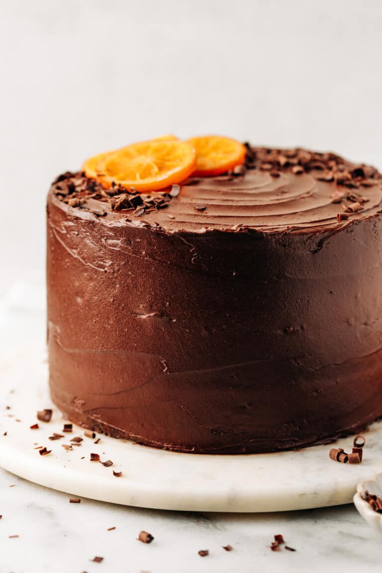 Easy Chocolate Orange Layer Cake Recipe (so moist!) - Baked Ambrosia