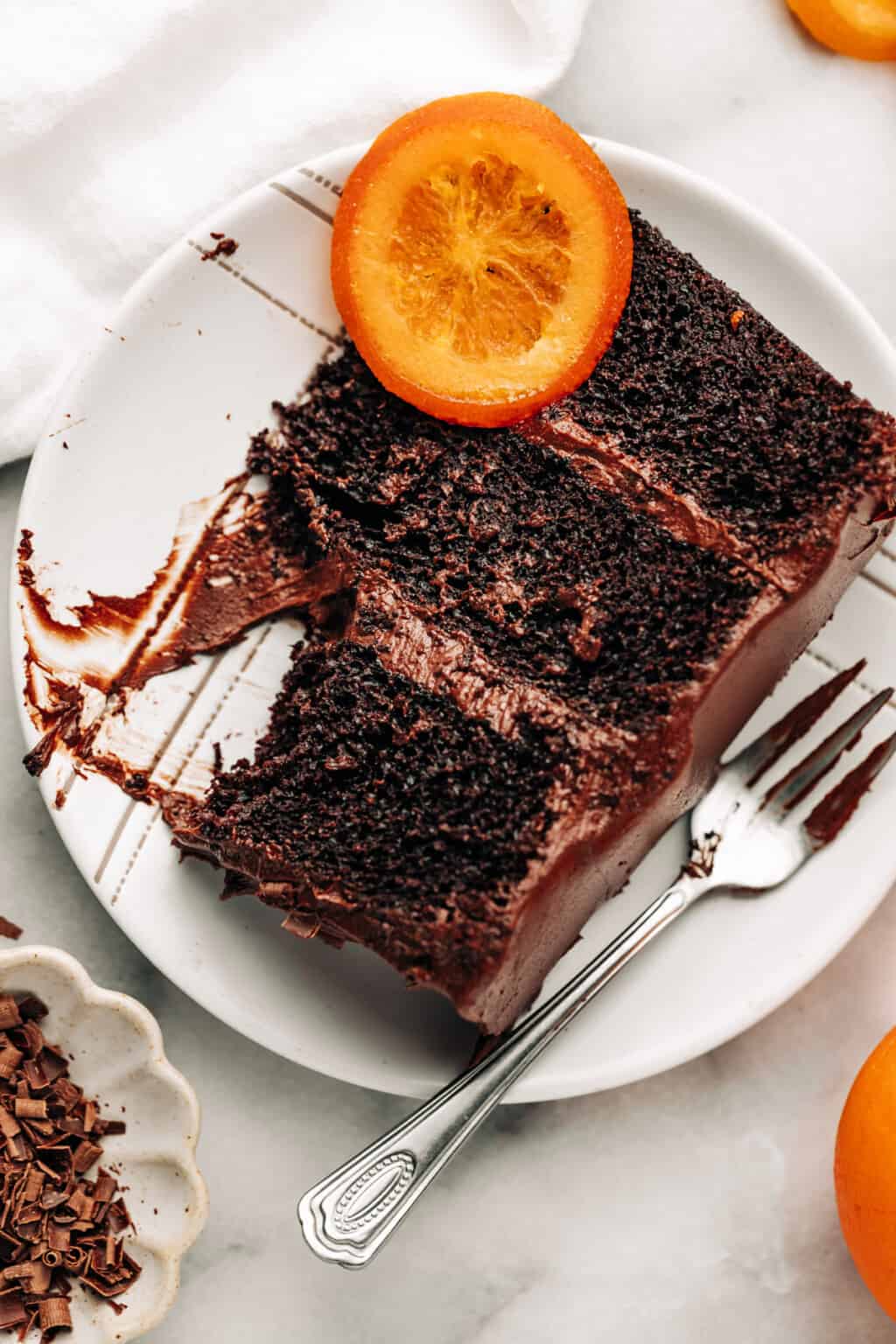 Easy Chocolate Orange Layer Cake Recipe (so moist!) - Baked Ambrosia